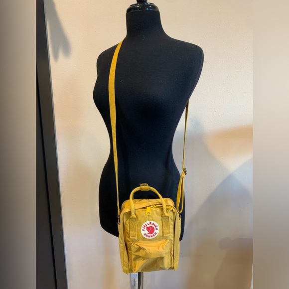 Fjallraven | Bags | Fjallraven Knken Yellow Crossbody Bag Yellow Mini ...